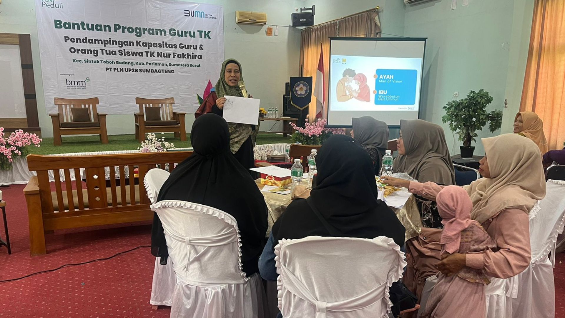 PT PLN UP2B Sumbagteng Bersama BMM Gelar Workshop Pendidikan Untuk Guru TK